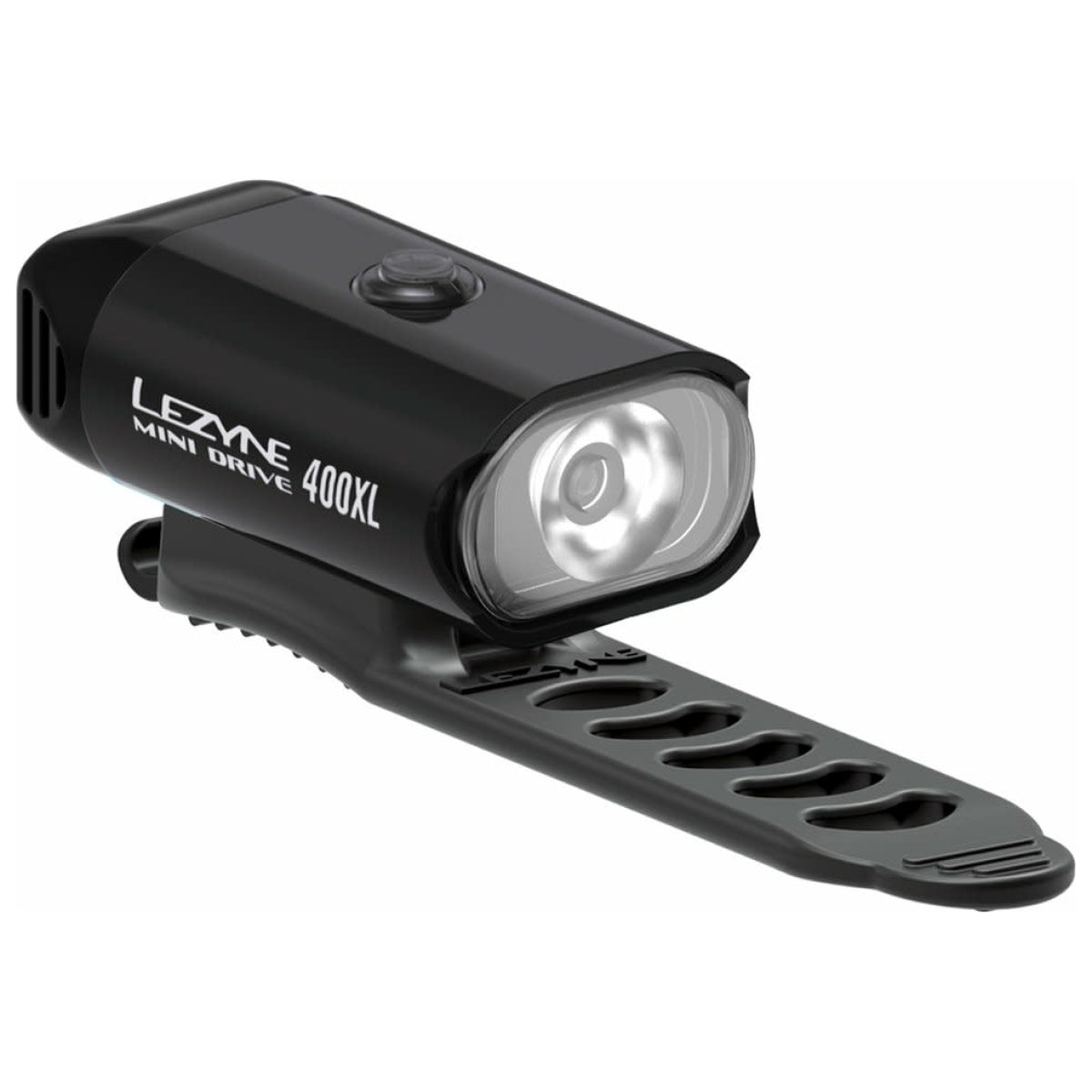 Lezyne Mini Drive 400 Headlight Gloss Black | Tacoma Bike & Ski